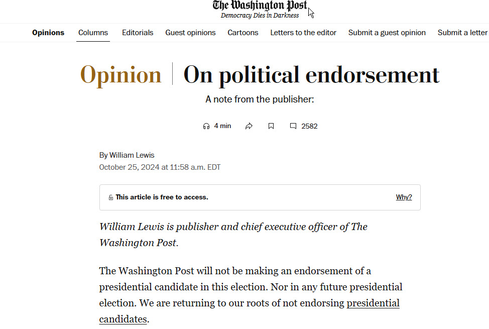 Cancel Your Subscription to The Washington Post | Tom Tresser
